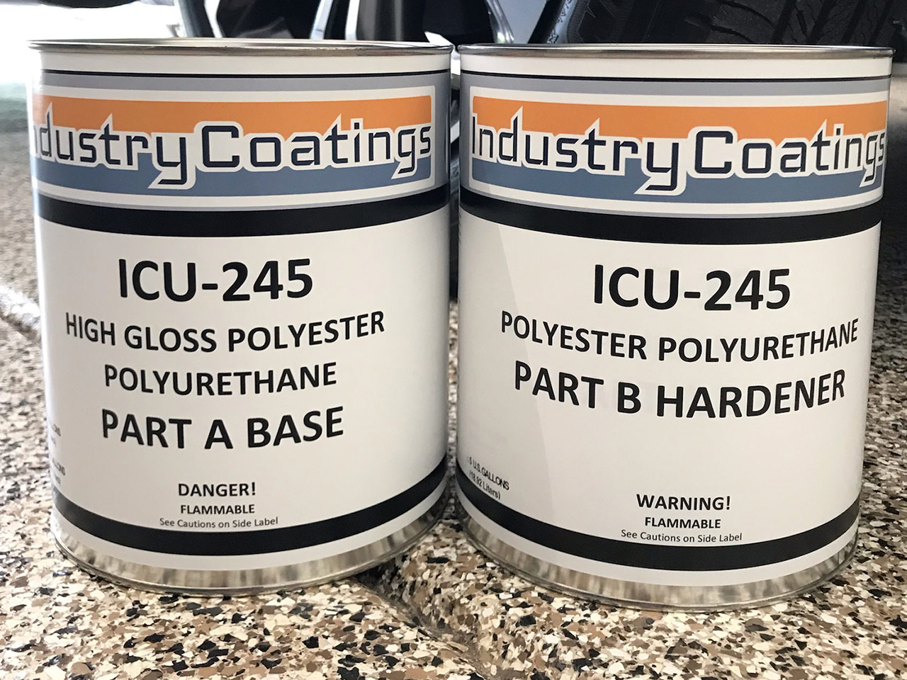ICU 245: Clear Fast-curing Two-component Chemical Resistant Urethane